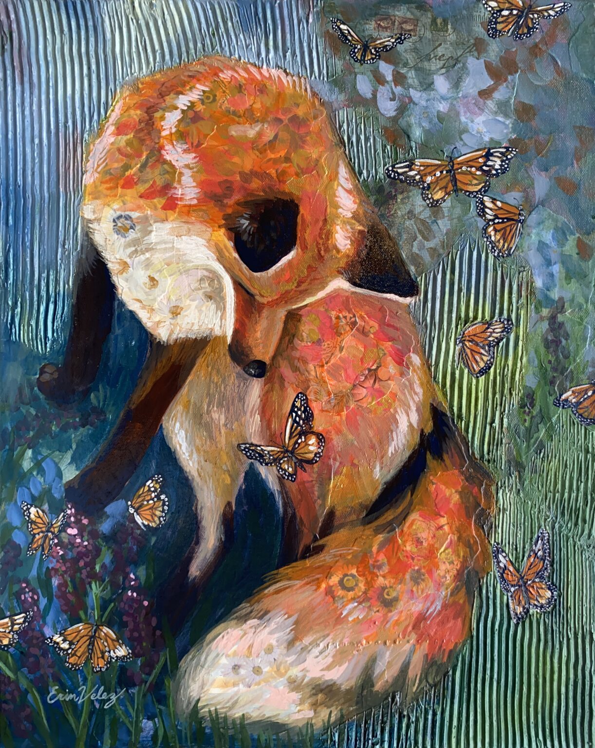 The Dance - Erin Velez - 20" x 16" - Mixed Media on Canvas - Local Art Source