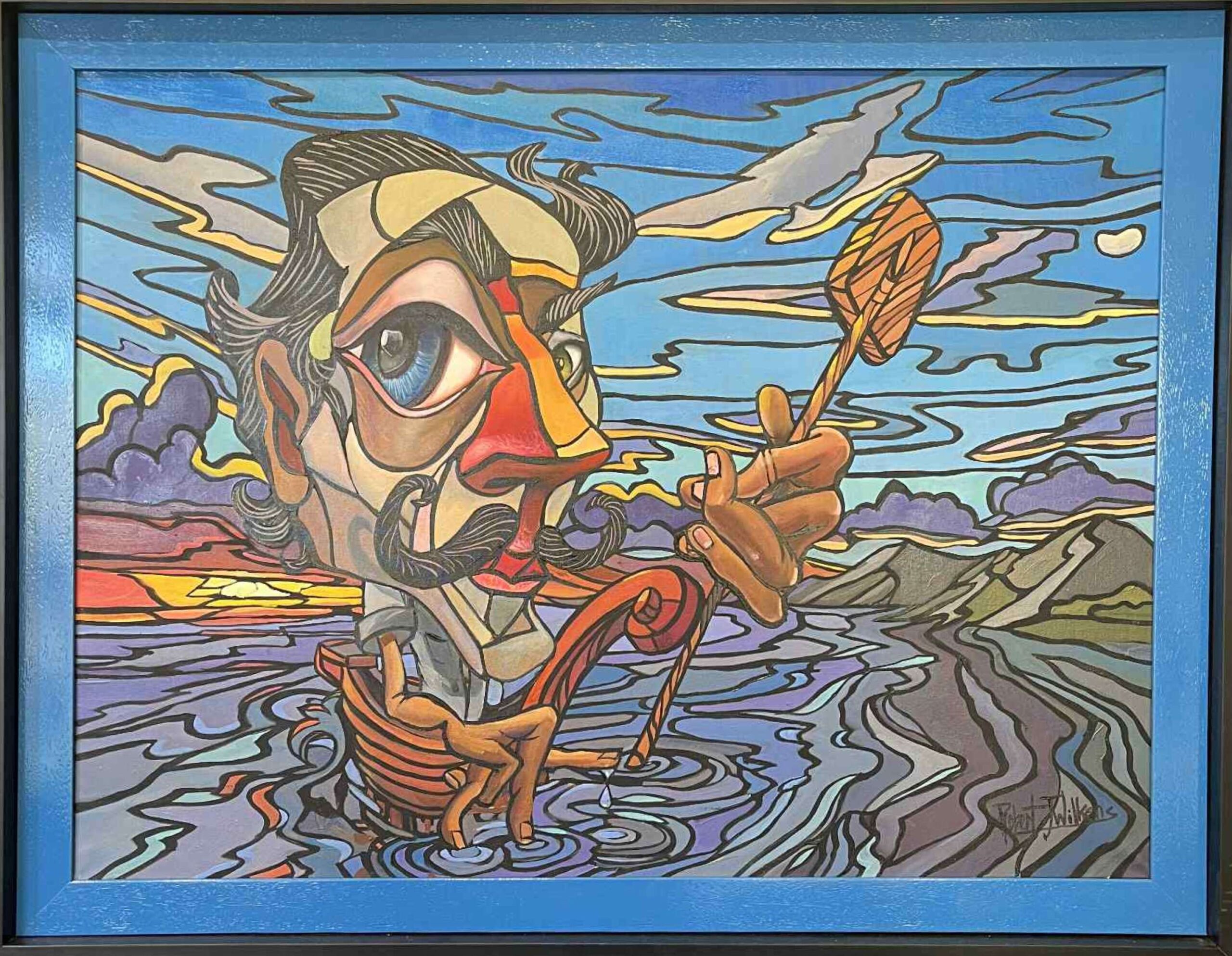 Crossing the Ocean to Discover Shallow Ism - Robert J. Wilkens - 35" x ...