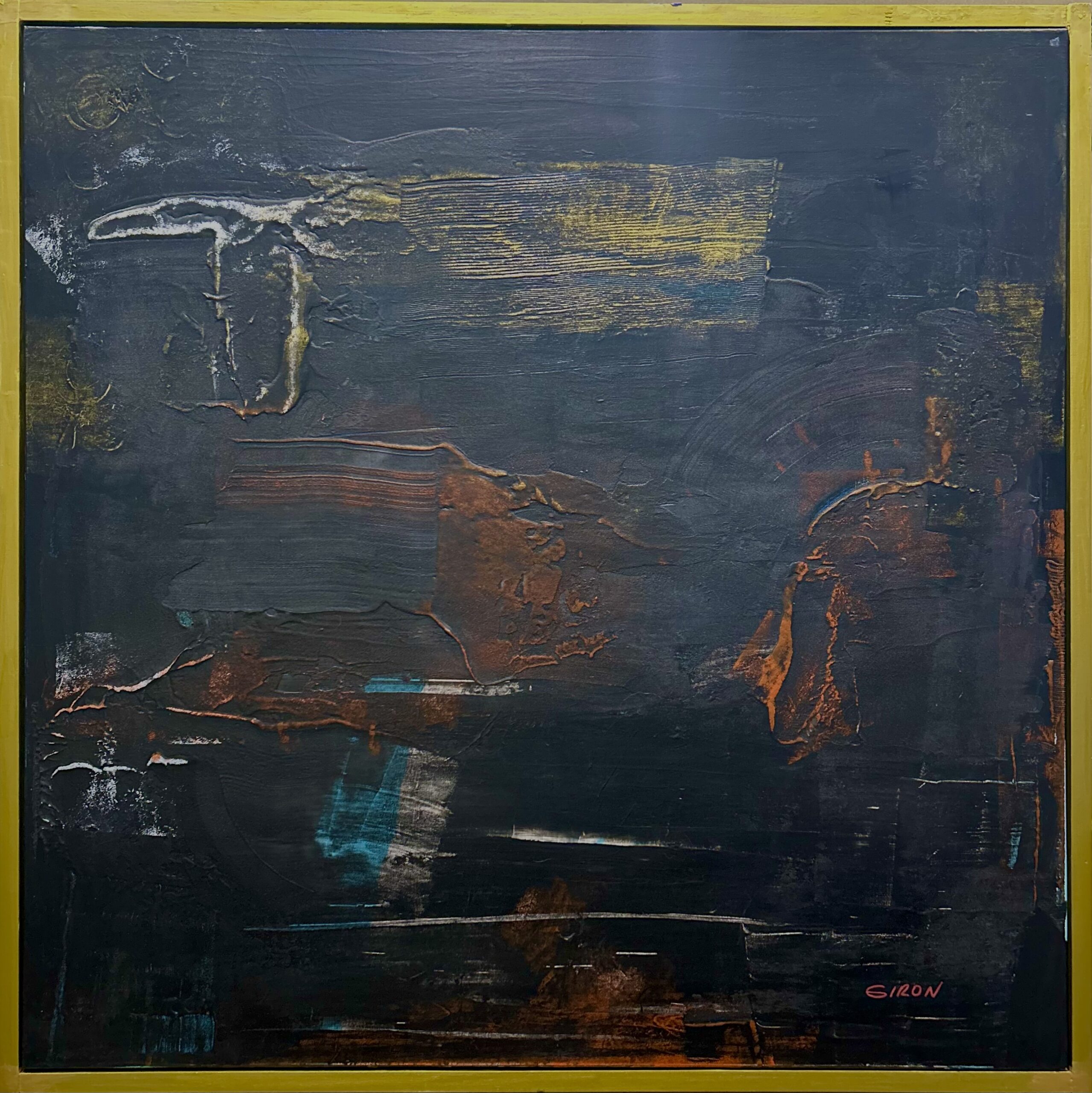 Ecos de la obscuridad - Fernando Giron - 36" x 36" - Mixed Media on ...
