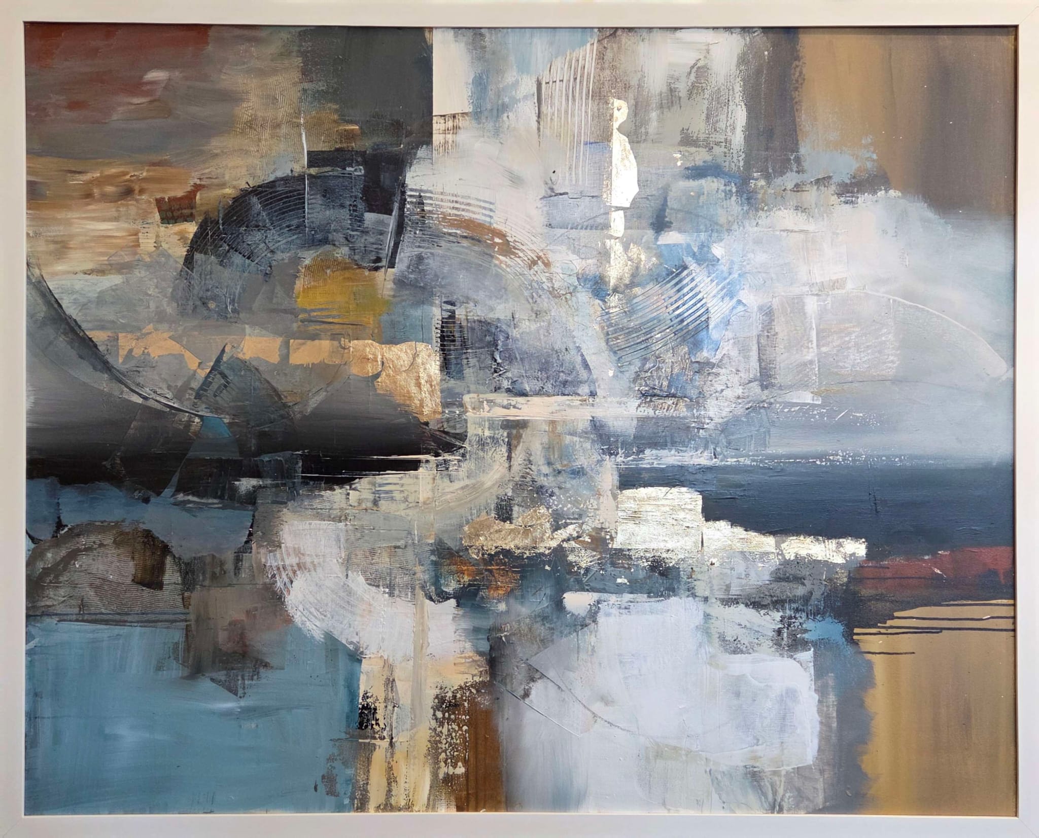 Tidal Shift - Justin McHenry - 50" x 62" - Mixed Media on Canvas ...